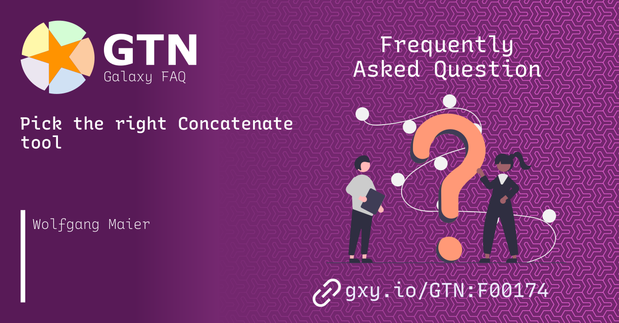 FAQ: Pick the right Concatenate tool