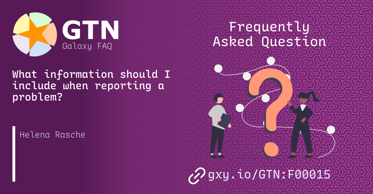 FAQ: What information should I include when reporting a problem?