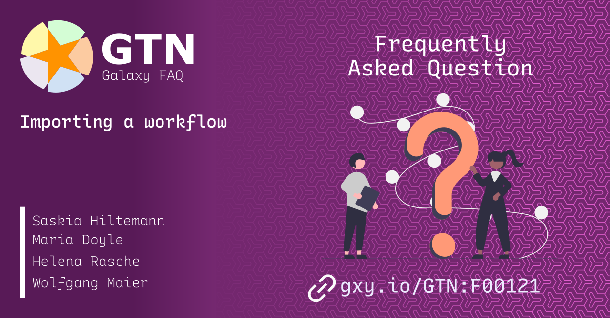 FAQ: Importing a workflow