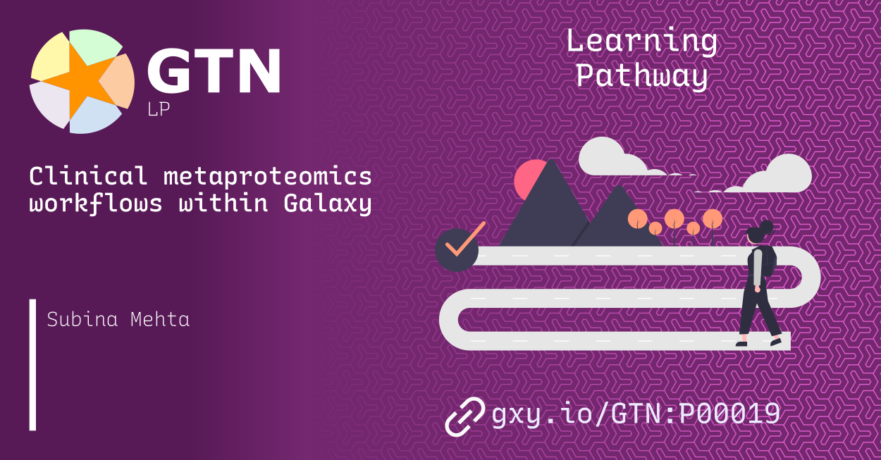 Learning Pathway Clinical Metaproteomics Workflows Within Galaxy