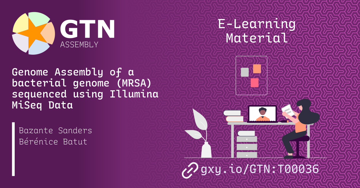 Hands-on: Genome Assembly of a bacterial genome (MRSA) sequenced using ...