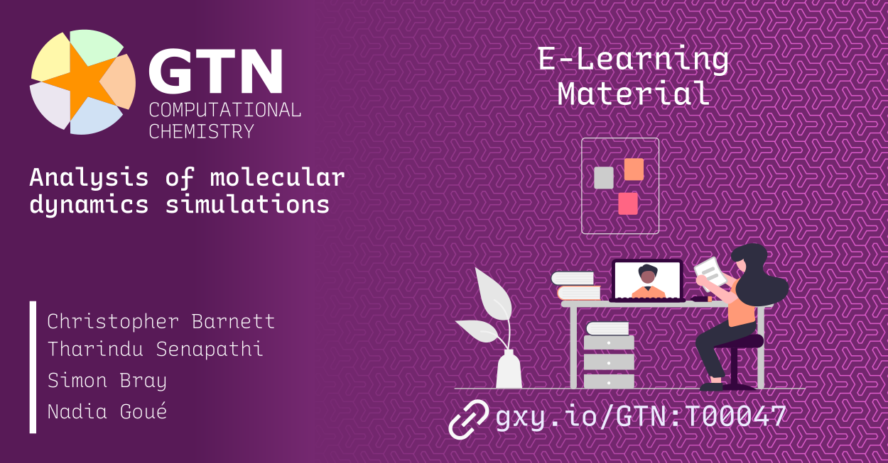 Hands-on: Analysis of molecular dynamics simulations / Analysis of ...