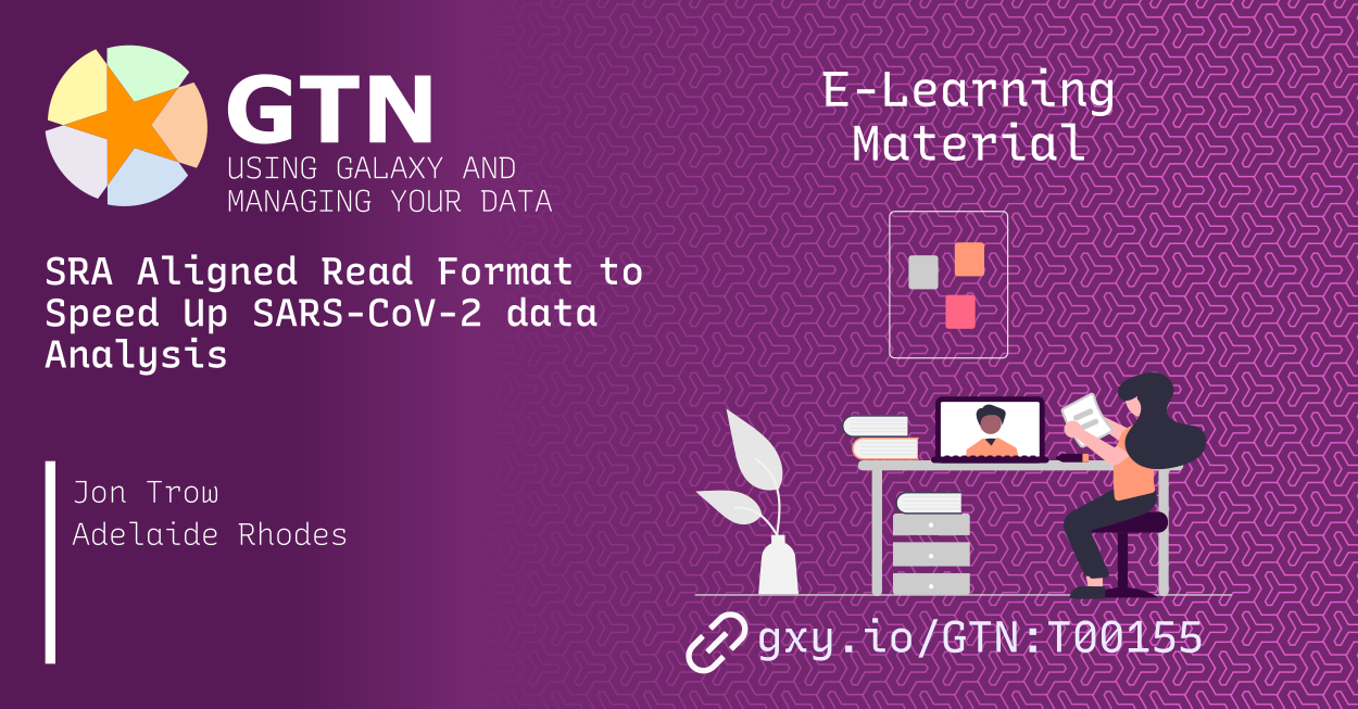 Hands-on: SRA Aligned Read Format to Speed Up SARS-CoV-2 data Analysis / SRA Aligned Read Format ...