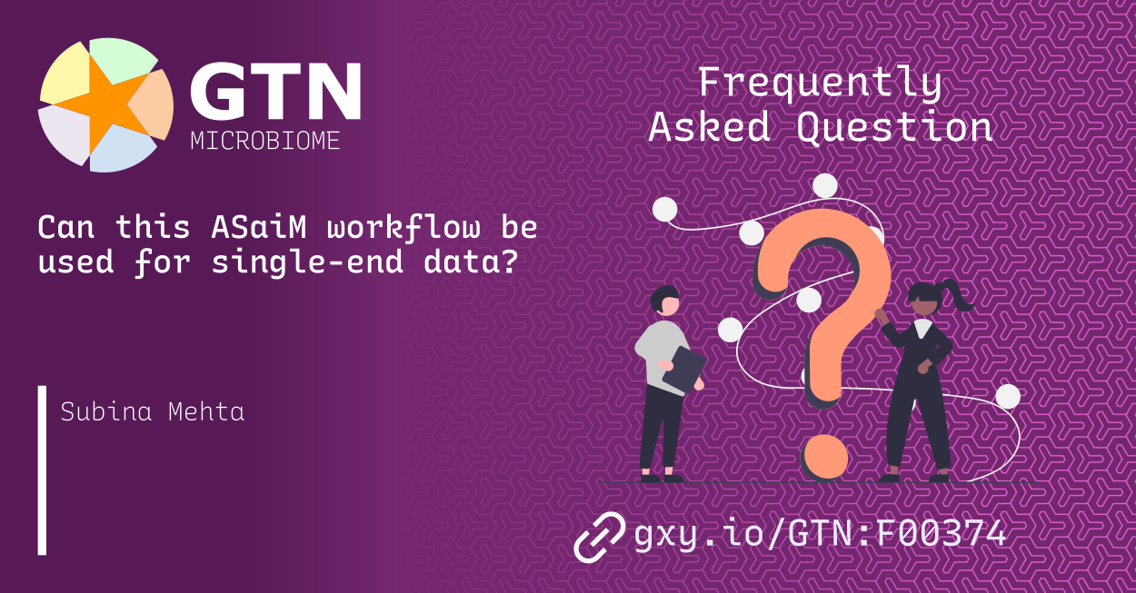 Faq Can This Asaim Workflow Be Used For Single End Data Metatranscriptomics Analysis Using