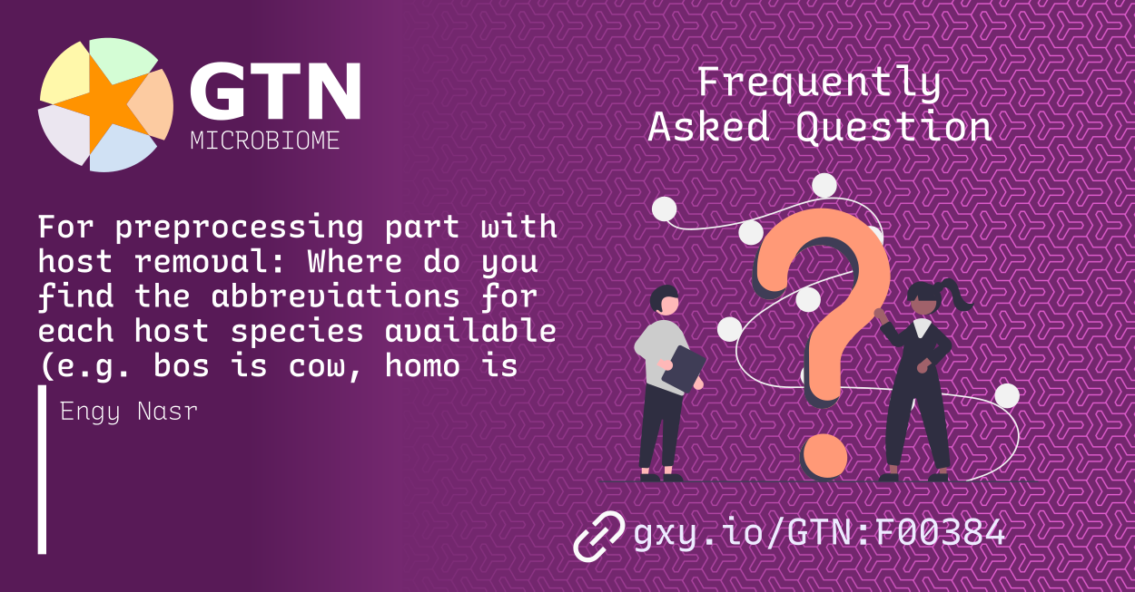 FAQ: For preprocessing part with host removal: Where do you find the ...