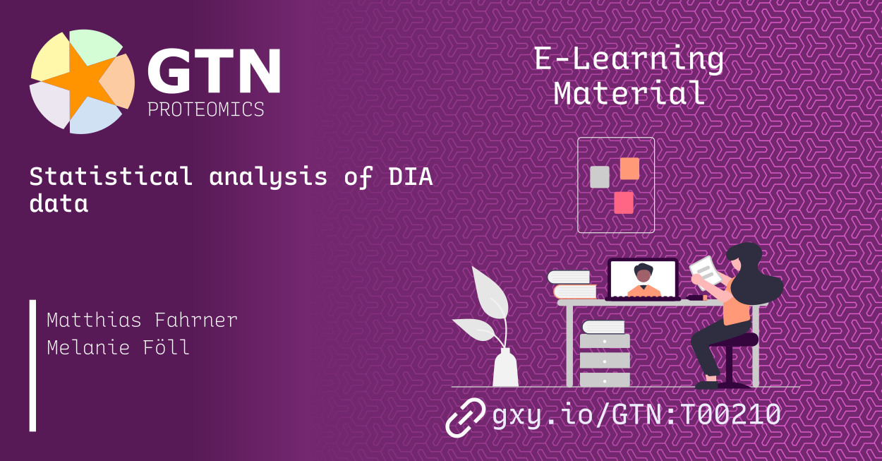 Hands-on: Statistical analysis of DIA data / Statistical analysis of DIA data / Proteomics