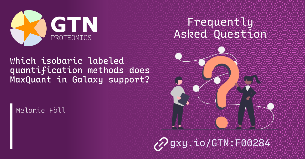 FAQ: Which isobaric labeled quantification methods does MaxQuant in ...
